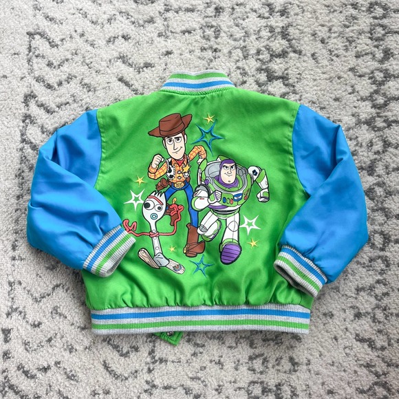 Disney | Jackets & Coats | Toddler Boy Disney Toy Story Varsity Jacket ...